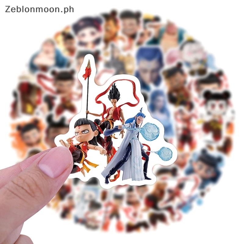 [TopMar] 60PCS Ne Zha Aobing Cartoon Decals Anime Toys Cool Graffiti ...