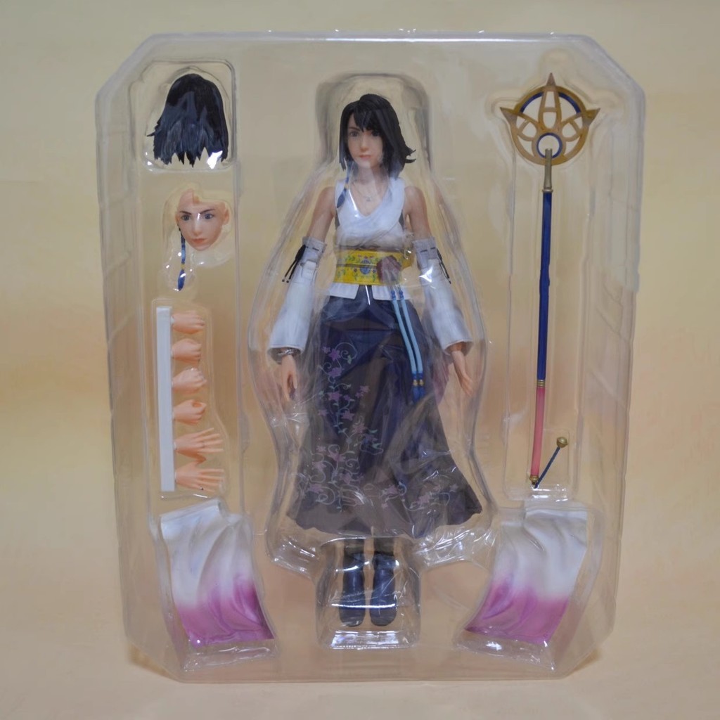 (NO BOX) Final Fantasy X10 PLAY ARTS modified PA Yuna Square Enix YUNA ...