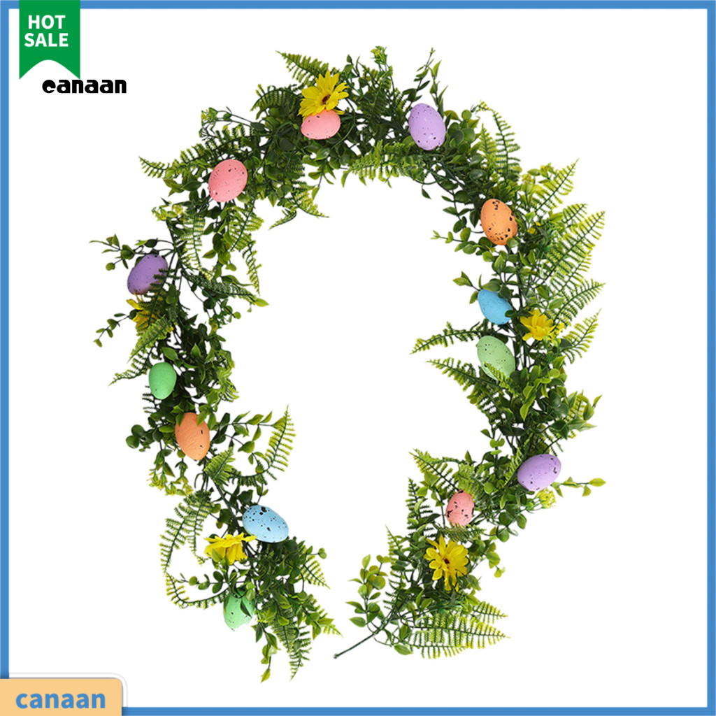 canaan| Simulation Artificial Garland Colorful Egg Artificial Garland ...