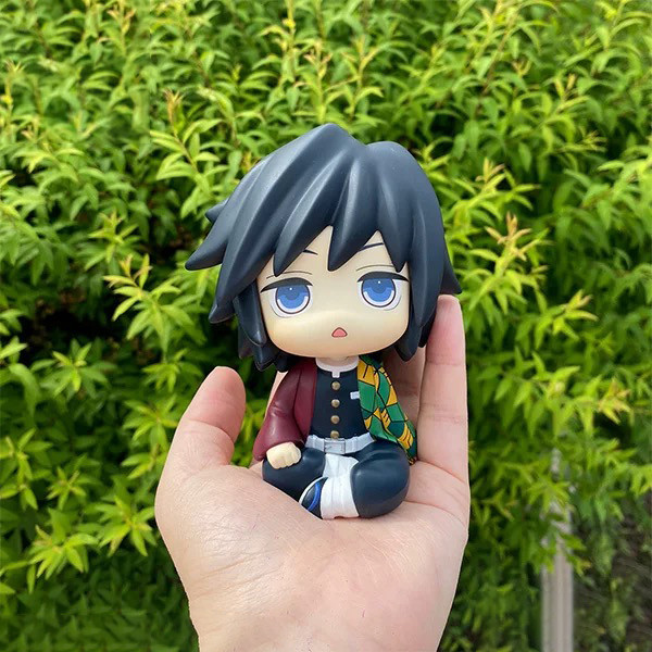 10cm Demon Slayer Anime Figures Tomioka Giyuu Tokitou Muichirou Kawaii ...