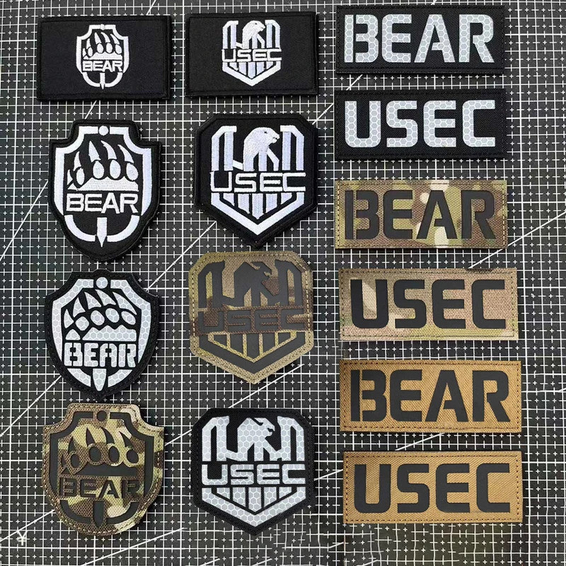 Escape From Tarkov IR PVC Patch Backpack Tactical Stickers Embroidery ...