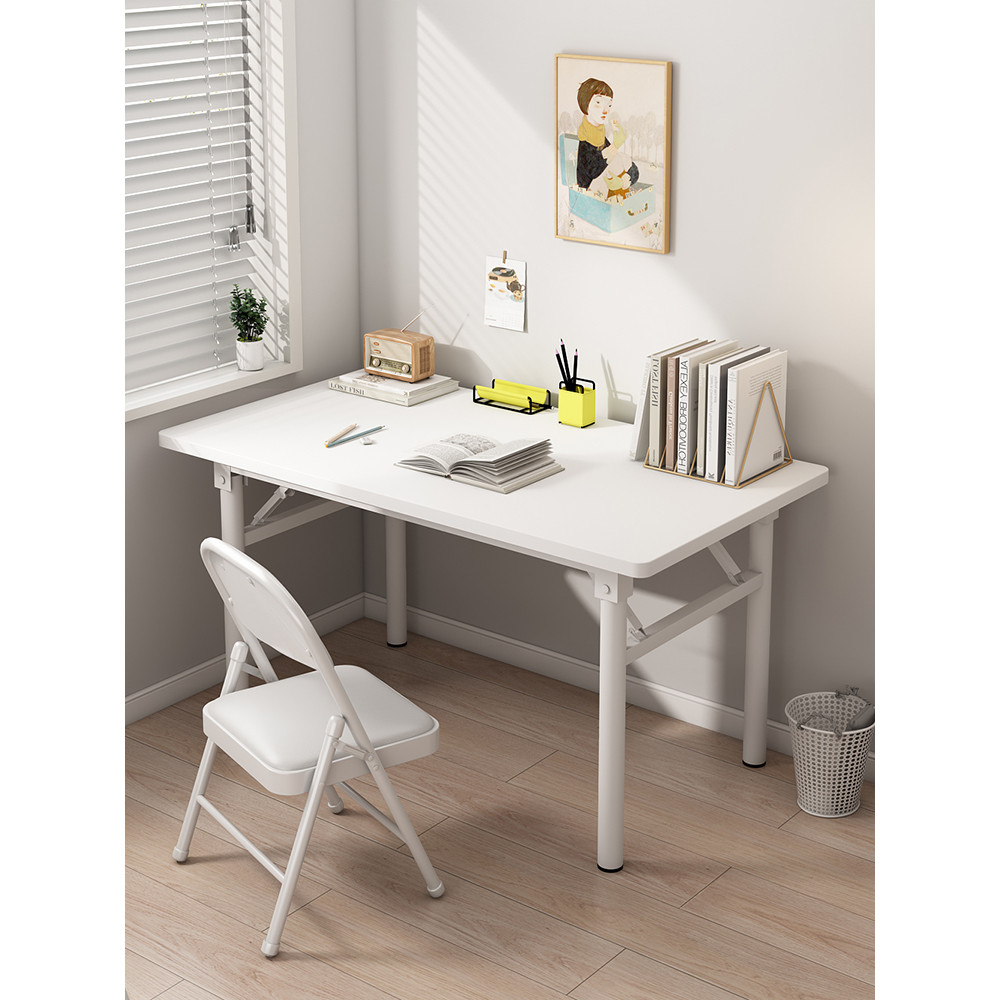 Folding Table Desktop Computer Desk Simple Rental House Dining Table ...