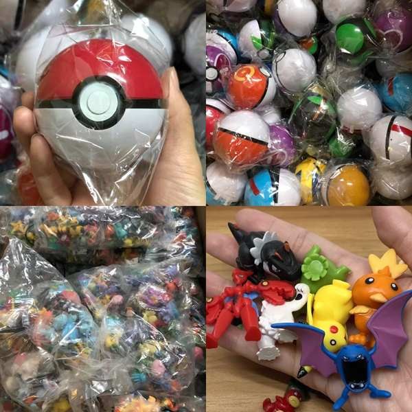 Pokemon Ball Doll Hand Pokemon Full Set Pokemon Pokemon Pikachu Toy ...