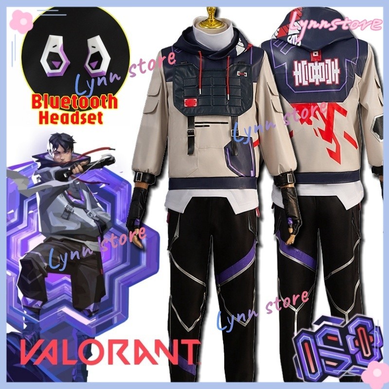 VALORANT ISO Cosplay Costume ISO Game Cos Uniforms Anime Party Carnival ...