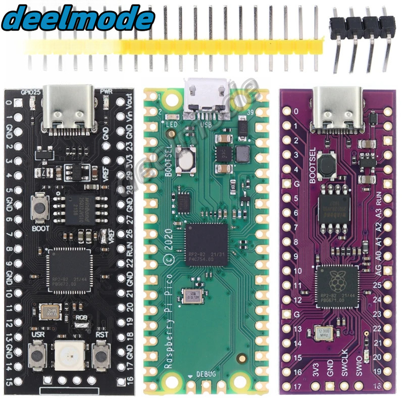 Raspberry Pi Pico lite Board 4MB / 16MB RP2040 TYPE-C / MICRO Dual-Core 264KB ARM Low-Power ...