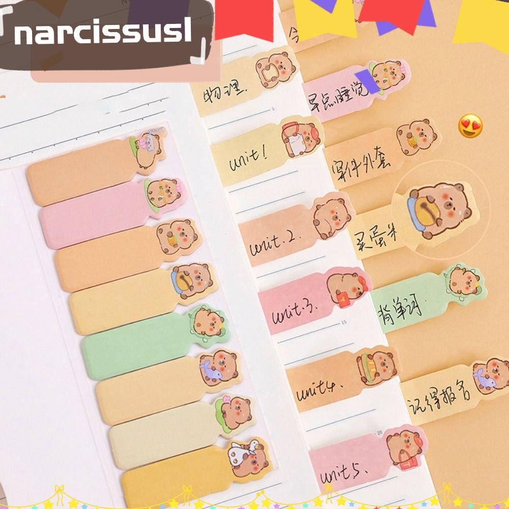 NARCIS Capybara Index Sticky, Book Annotations School Supplies Capybara ...