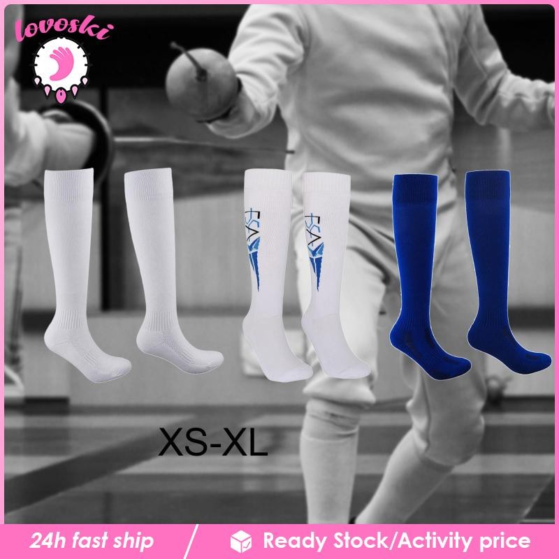 [Lovoski] Fencing Socks for Men Fencing Stockings fiber Long Thickened ...