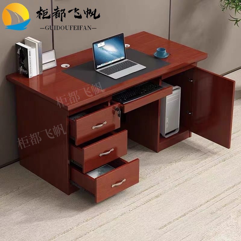 Paint Office Desk1.4Solid Wood Veneer Computer Desk for School, Office ...