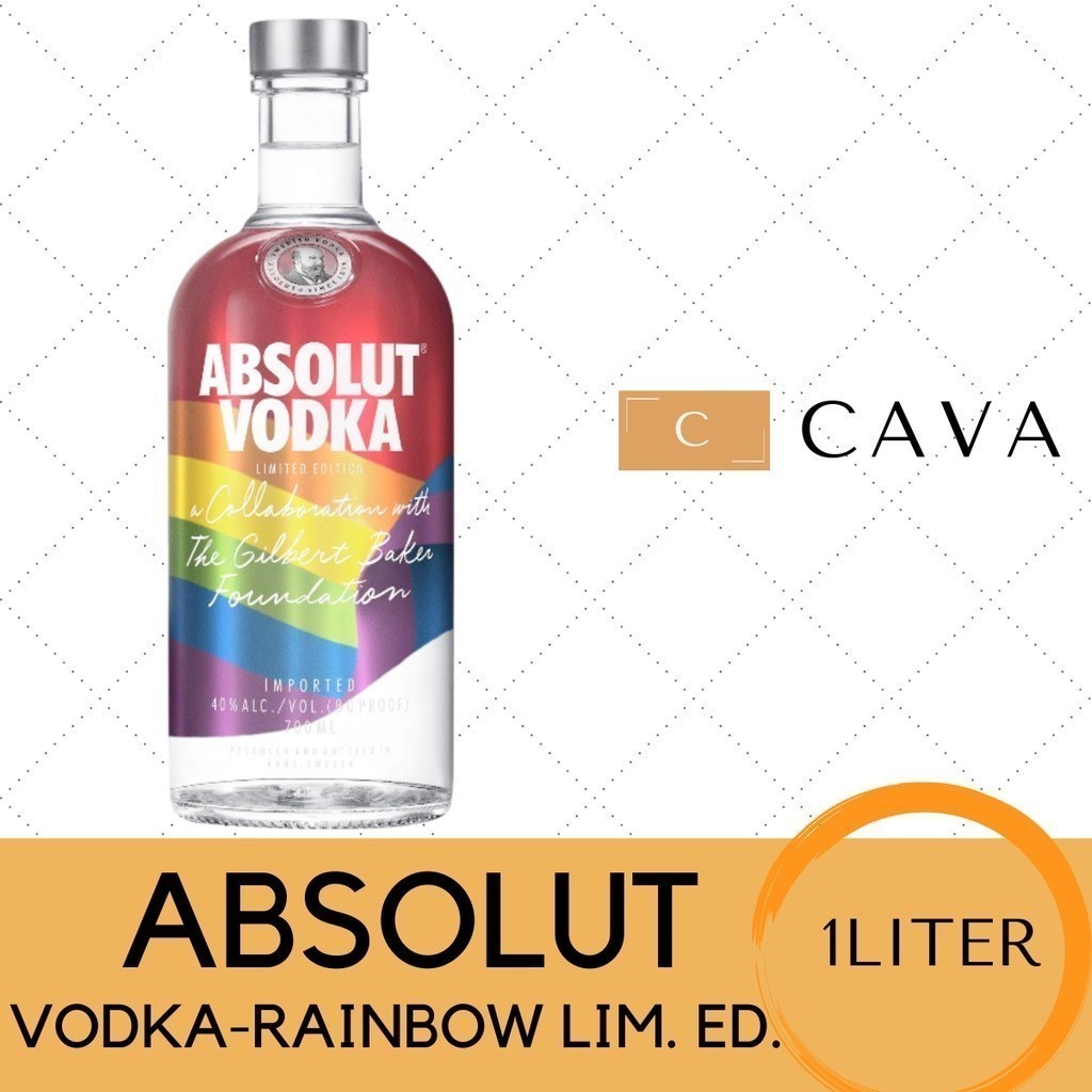 Absolut Rainbow Vodka 1 Liter - LIMITED EDITION | Shopee Philippines