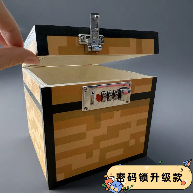 Minecraft Money-Saving Money Box TNT Piggy Bank Wooden Box Piggy Bank ...
