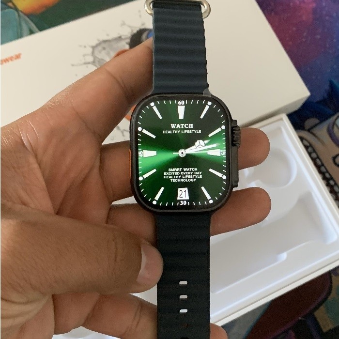 Original W69 Ultra Smart Watch 2GB ROM Series 9 Compass GPS Tracker Siri Call NFC Feel Game iwo ...