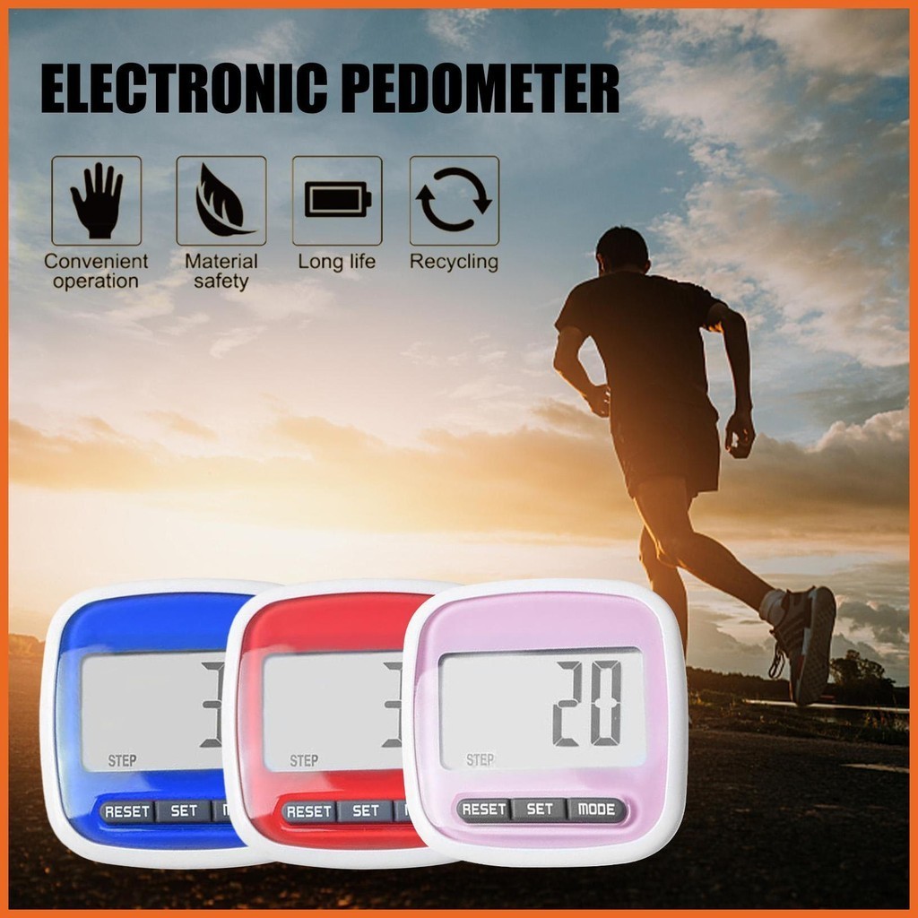 Portable Mini Digital LCD Accurate Pedometer Step Counter Sports ...