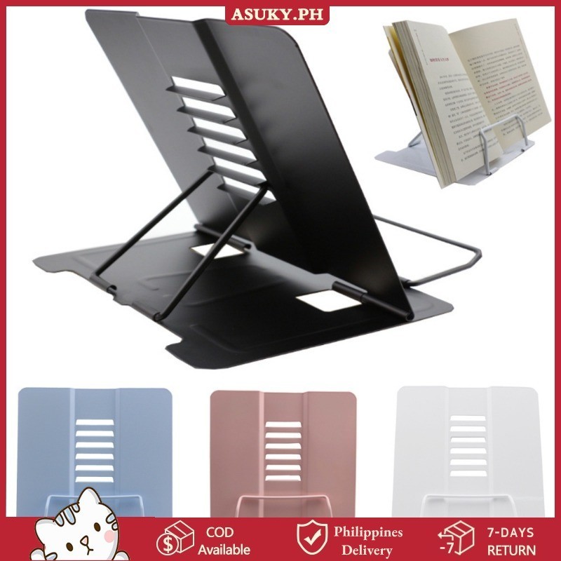 Reading Frame Reading Rack Portable Metal Adjustable Angle Bookstand ...