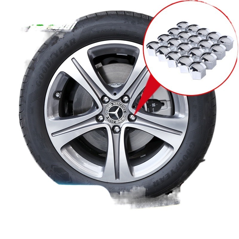 Mercedes-Benz car wheel hub screw protection cap new C-class E-class S ...