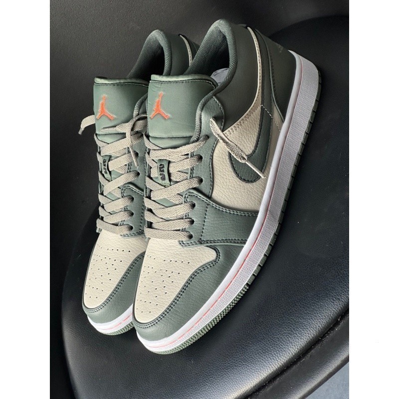 BMC0 Ready Jordan 1 low "military green" exclusive release TFHZ ...