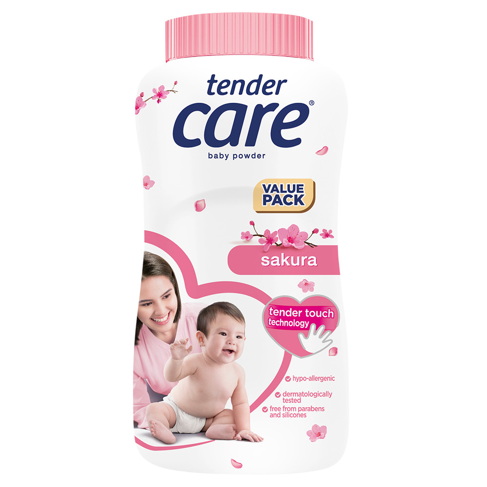 Tender Care Hypoallergenic Baby Powder Sakura 200g | Shopee Philippines