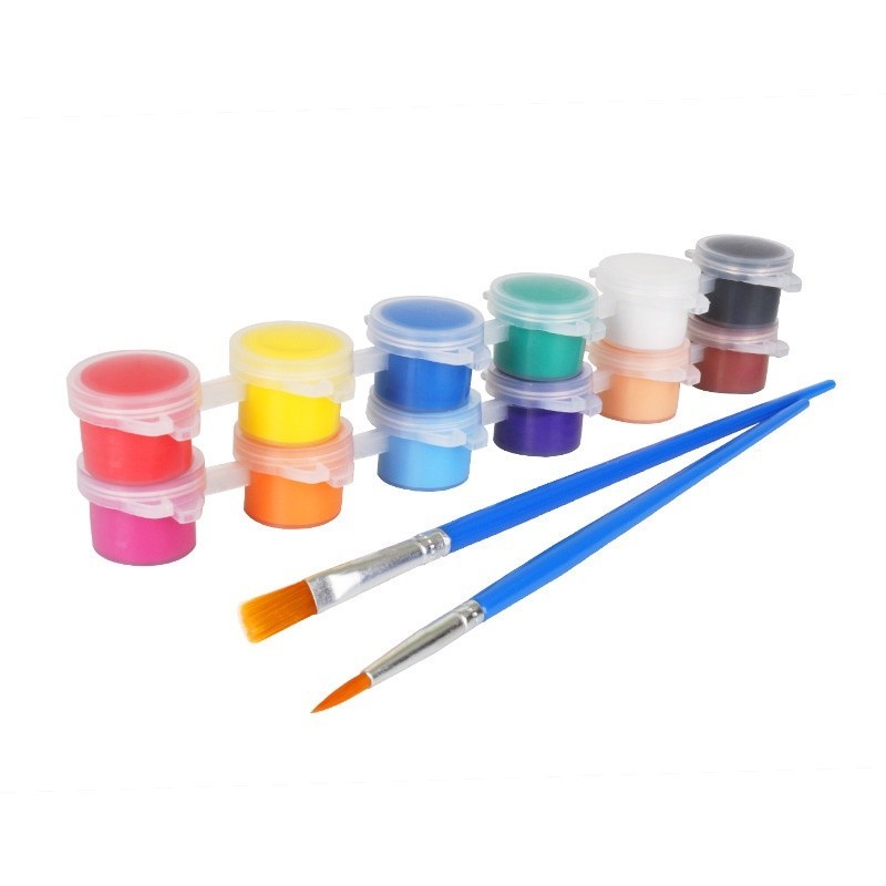 BK Wonderbaby 12 Colors Watercolor Paint for Kids Poster Paint Set ...