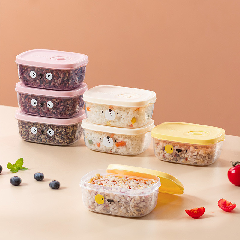 Eco-Friendly Food Storage Container Refrigerator Rice Fruit ...