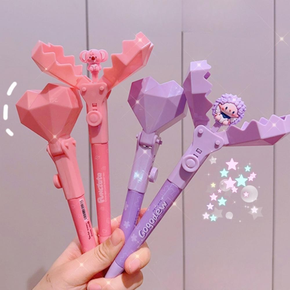 Creative Heart Opening and Closing Doll Pen Student Girls Press ...