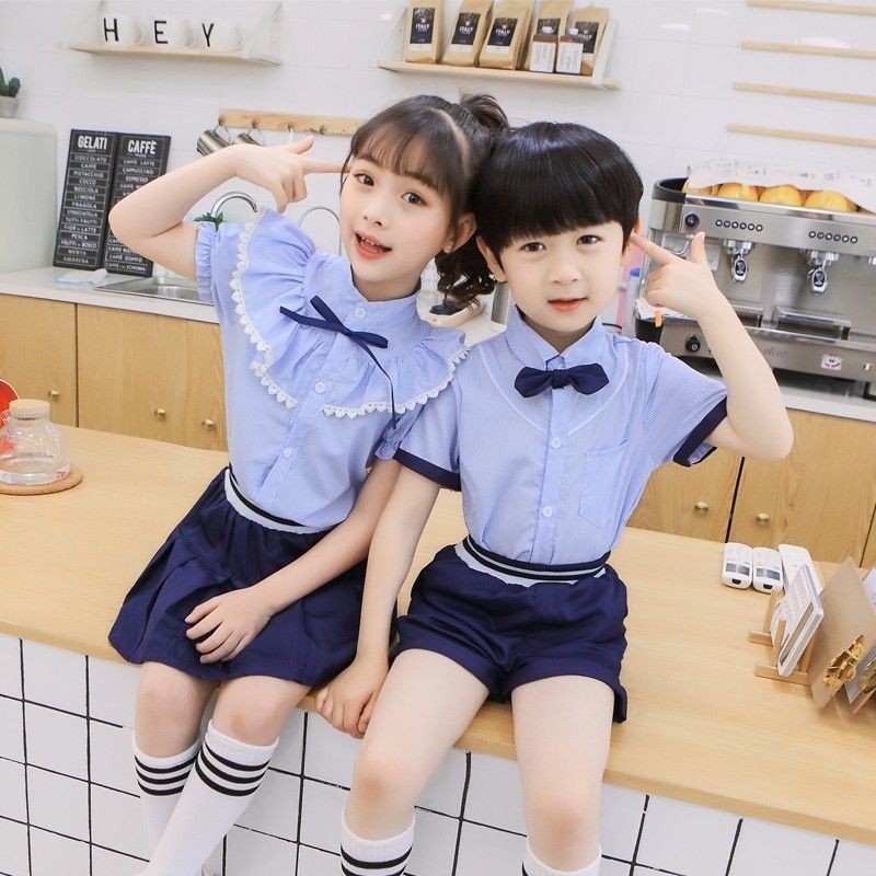 Kindergarten Uniform Summer Clothing Children Class Uniform Primary ...