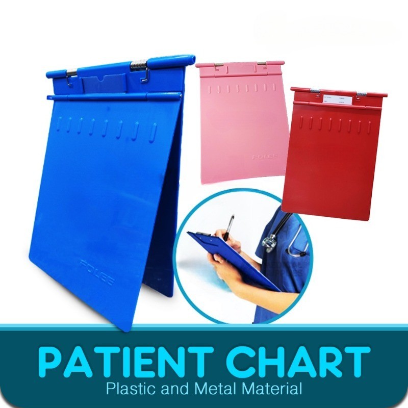【High Quality】Patient Chart - Plastic & Metal 11x9" (Short) Nurse ...