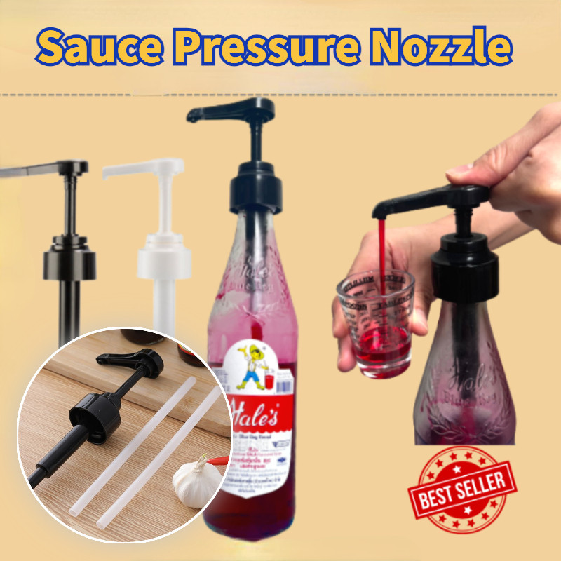 Syrup Bottle Nozzle Oyster Sauce Bottle Nozzle Ketchup Squeeze Press Pressure Oil Sprayer ...