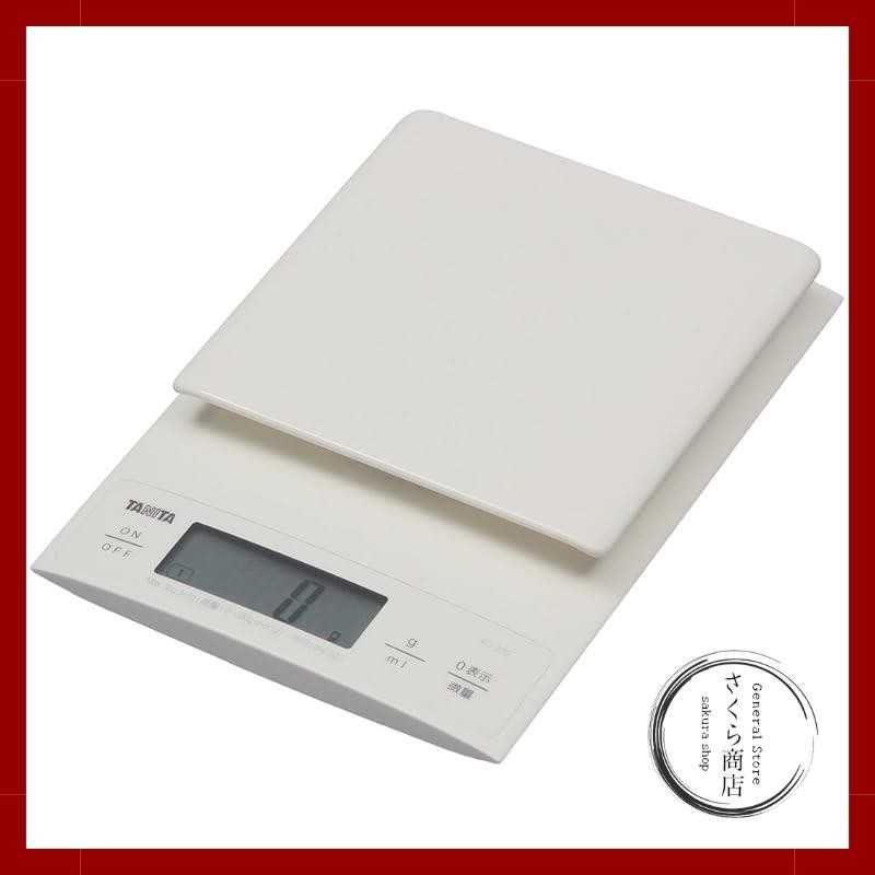 Tanita Digital Kitchen Scale Cooking Scale 3kg 0.1g White KD-320 WH ...
