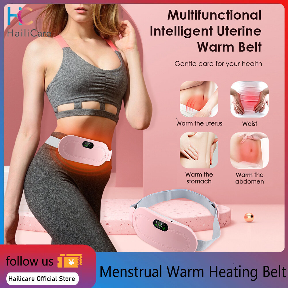 GG+Hailicare Menstrual Warm Heating Belt Uterus Hot Compress Pad Abdomen Waist Stomach Warming ...
