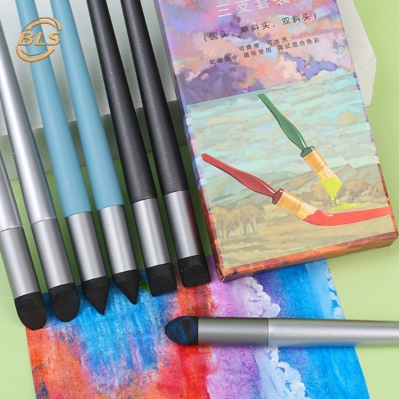 3Pcs/Box Student Oil Pastel Special Rub Pens - Soft Head Transition ...