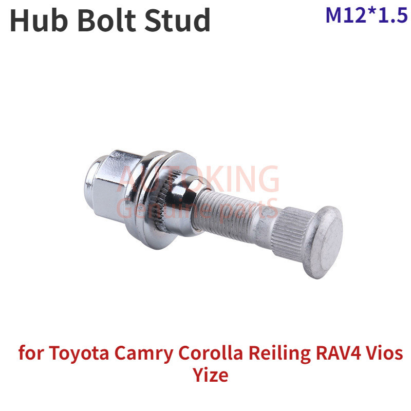 Hub Bolt Stud for Toyota Camry Corolla Reiling RAV4 Vios Yize - Mag ...