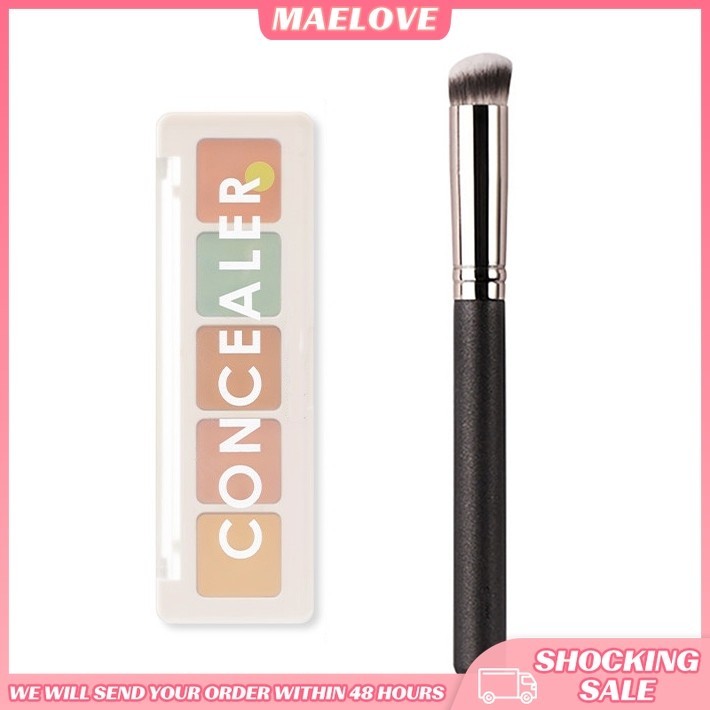 Five-color Concealer Covering Face Spots Acne Marks Dark Circles Tear ...
