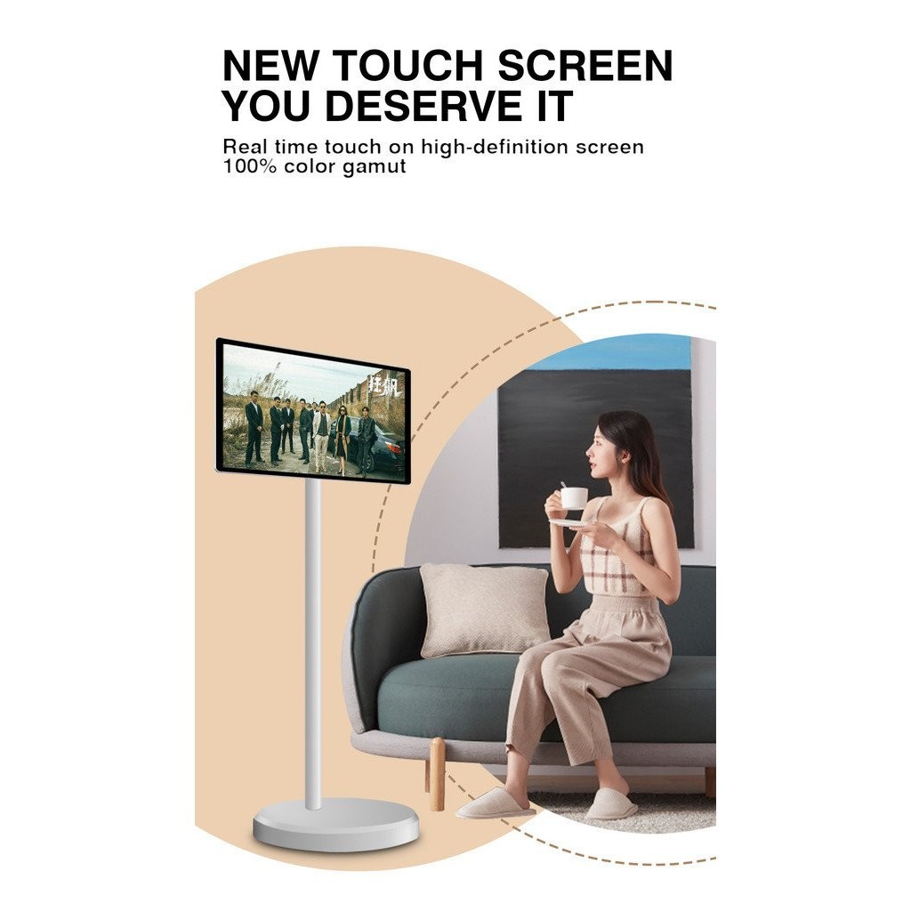 movable Tv Standby Me Tv Smart screen touch screen TV with camera ...