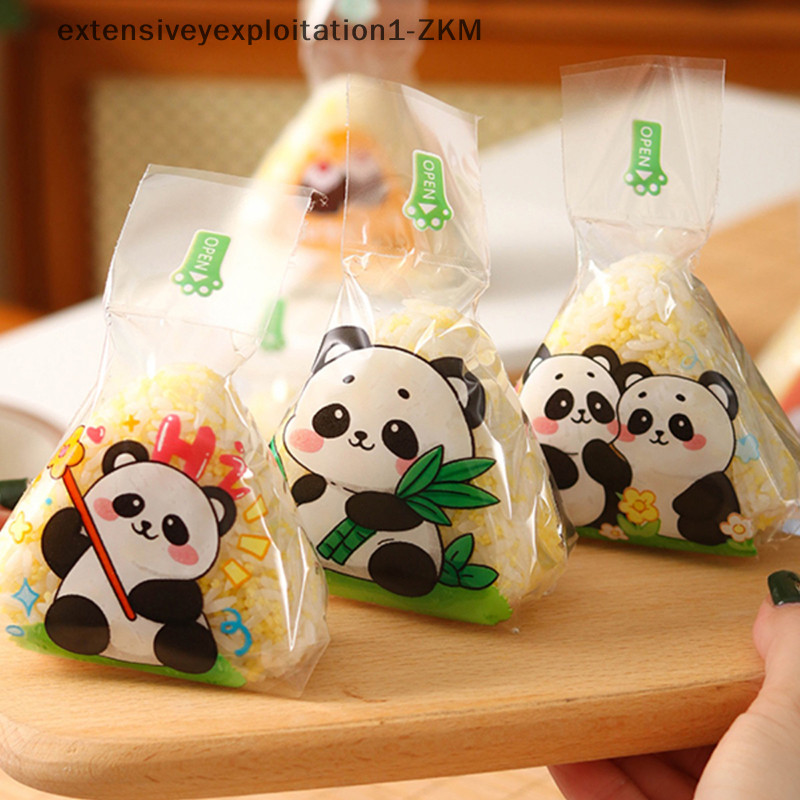 【EPPH】 50Pcs Lovely Cartoon For Triangle Rice Ball Packaging Bag Nori ...
