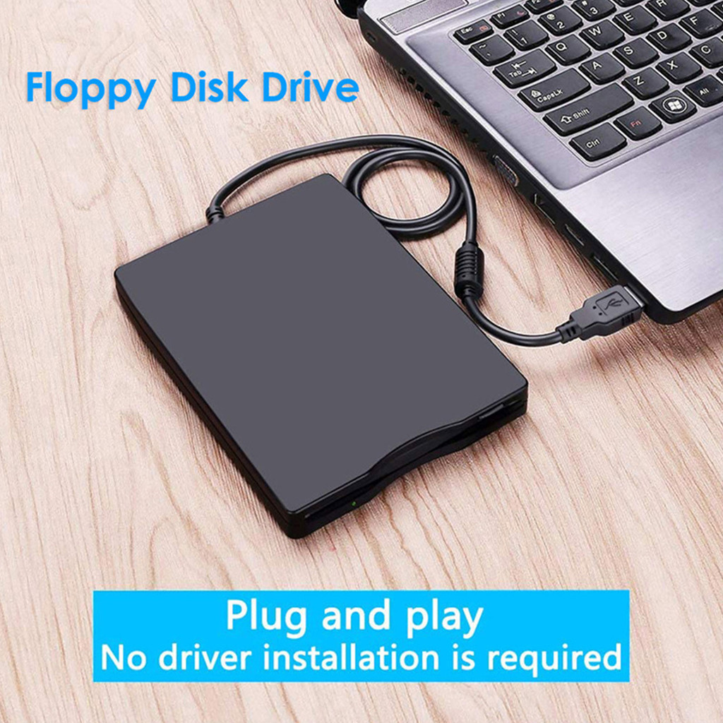[CAK] USB Floppy Disk Reader Portable External Floppy Disk Drive For 3. ...