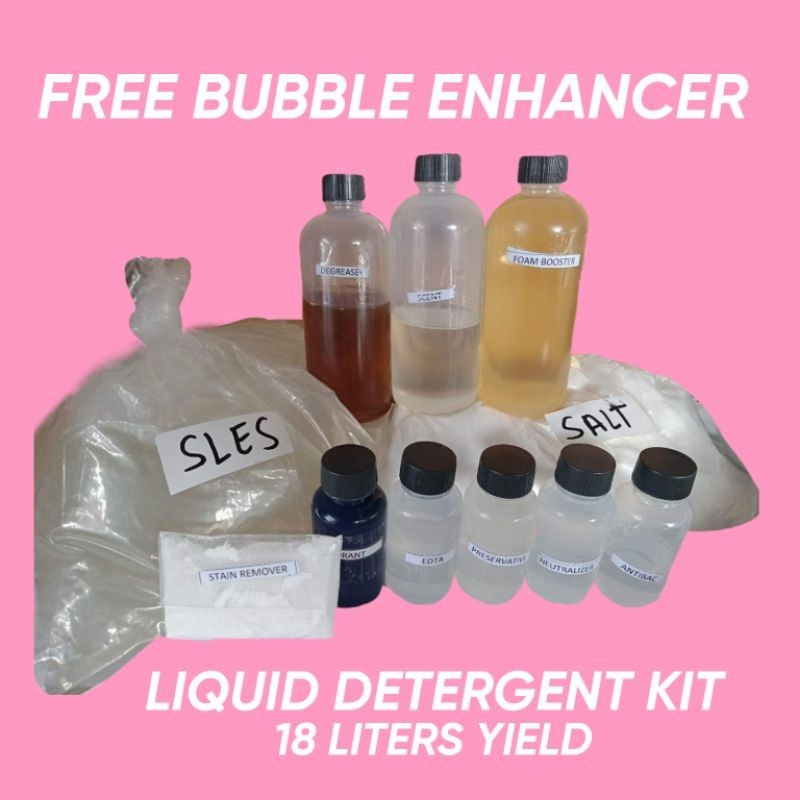 DIY LIQUID DETERGENT KIT-18L yield | Shopee Philippines