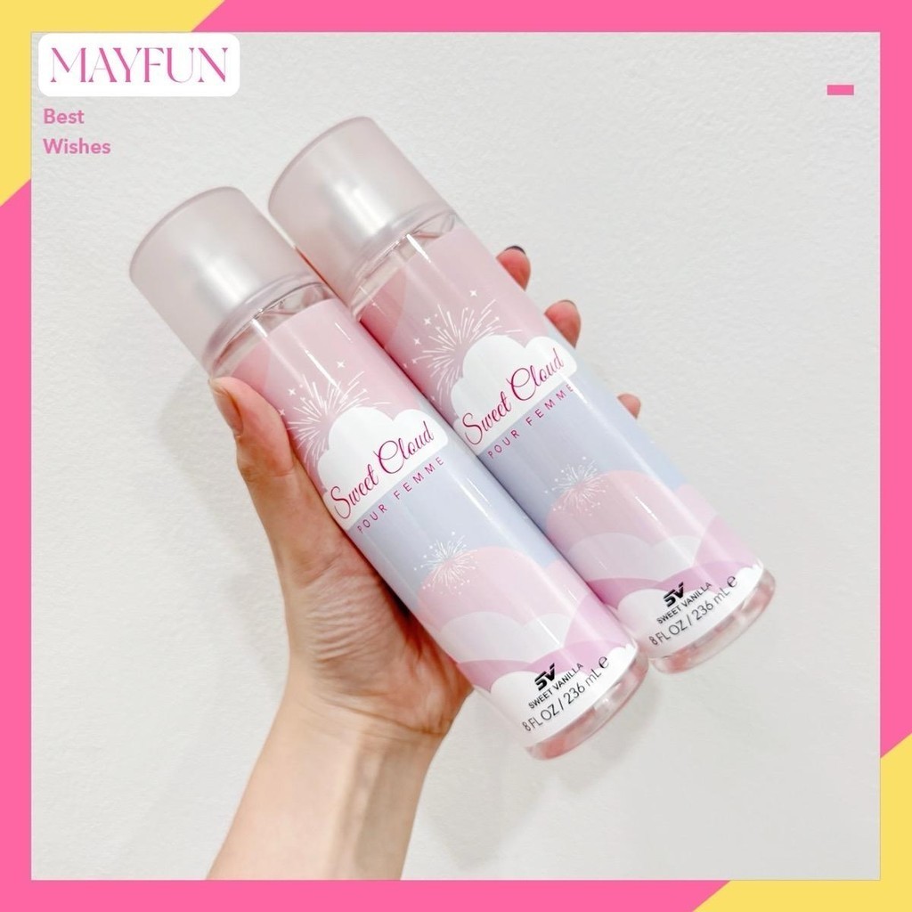 BUY 1 GET 1 SWEET CLOUD SWEET VANILLA 236ML PERFUME FOR WOMEN | Shopee Philippines