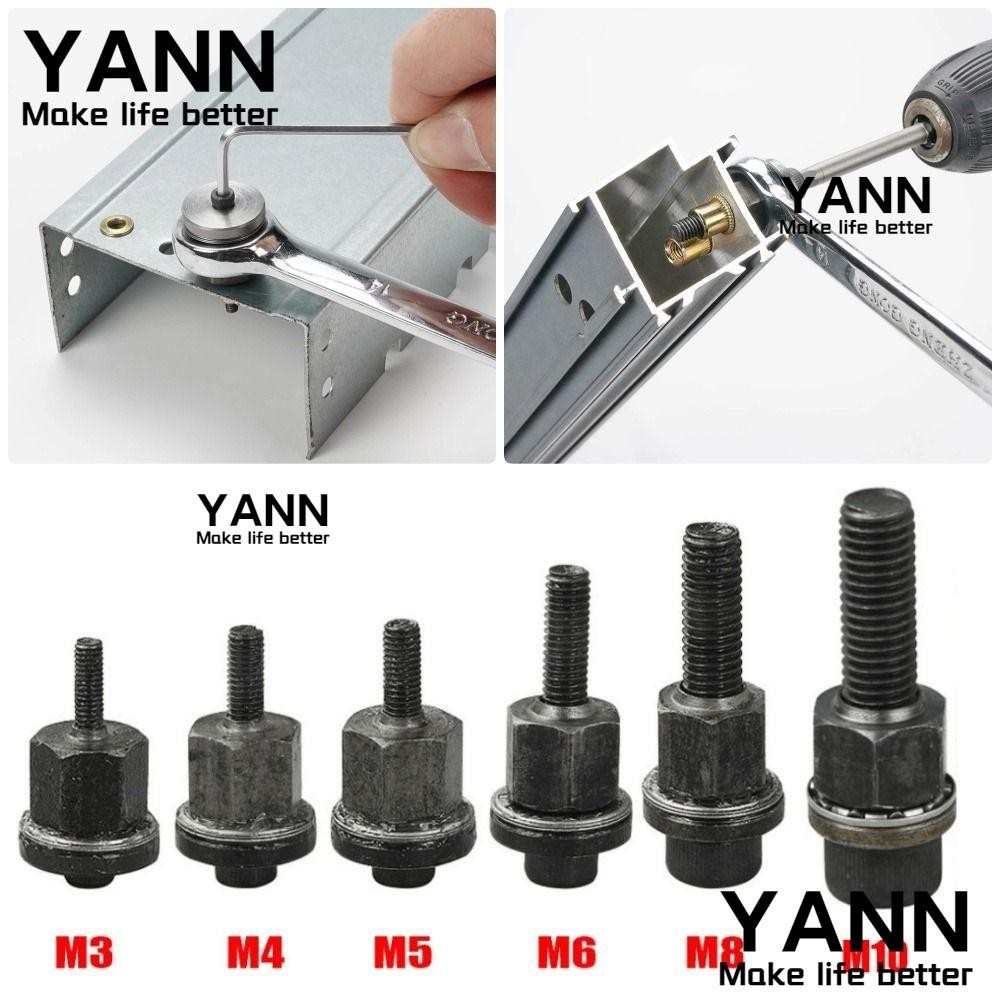 YANN1 1Pcs Hand Rivet Nut, M3 M4 M5 M6 M8 M10 Easy Installation Manual ...
