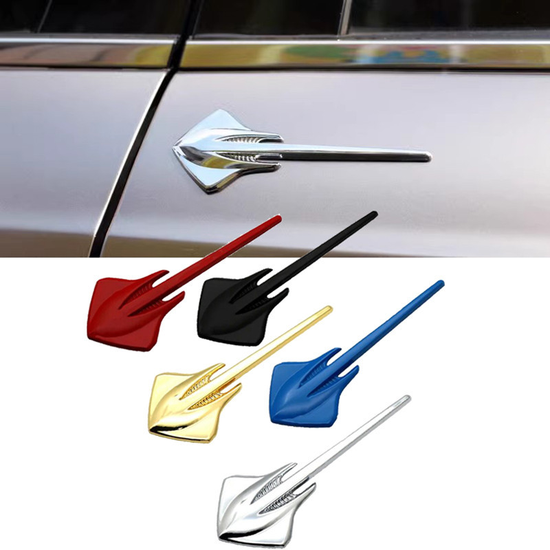 3D Metal Car Sticker for Stingray Logo Tail Trunk Badge Emblem for ...
