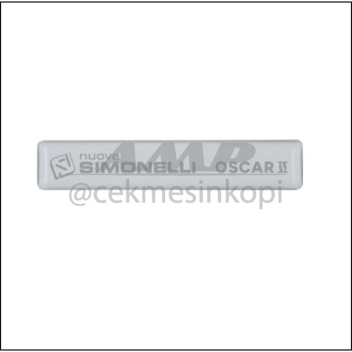 Original Nuova Simonelli Oscar II Cover Label / Name Tag | Shopee ...