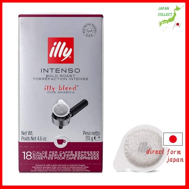 Illy Blend Pod Single Serve Dark Roast (Intenso) 18P Pod Capsule 18 count (x 1) Illy Blend Pod ...