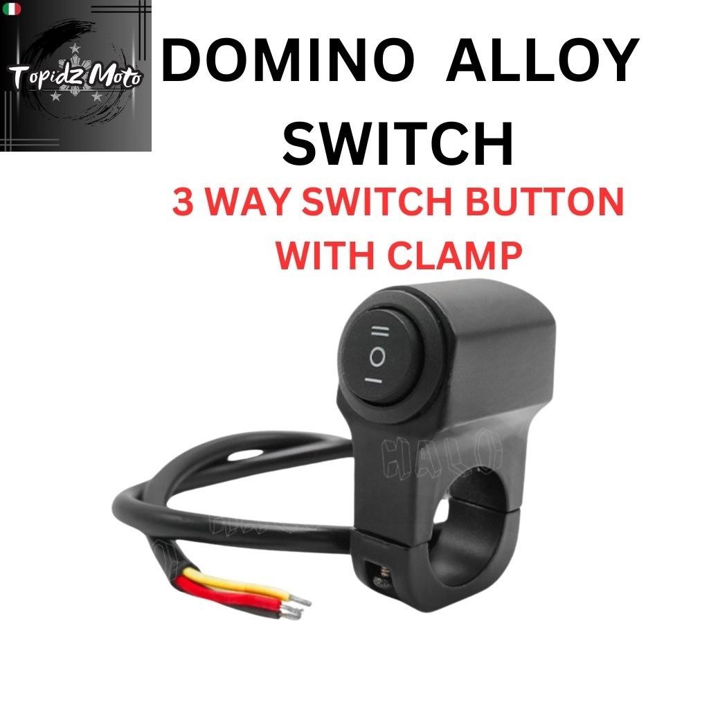 MINI DRIVING LIGHT SWITCH 3 WAY SWITCH BUTTON WITH CLAMP OFF ON ...