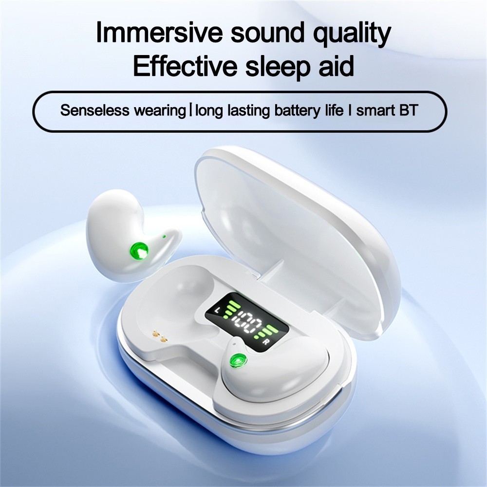 Mini Invisible Sleep Wireless Earphone Bluetooth 5.3 Hidden Earbuds ...