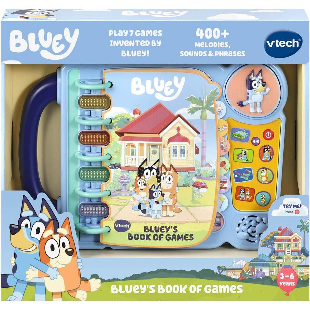 VTech Bluey's Book of Games for Ages 3-6 (1 Count) | Shopee Philippines