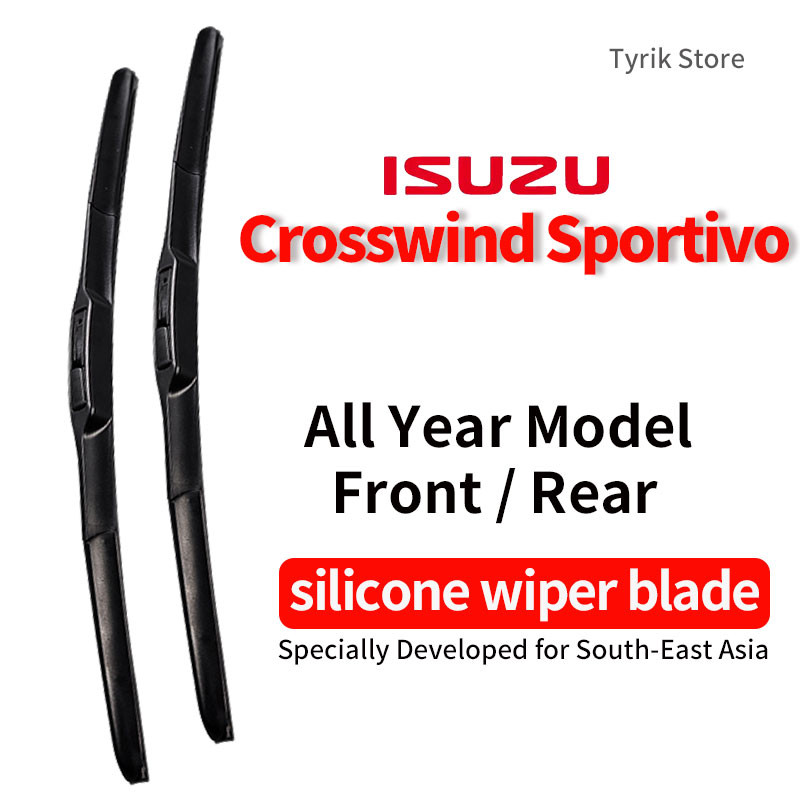 (Front/Rear) ISUZU Crosswind Sportivo Wiper Blade Set for All Year ...