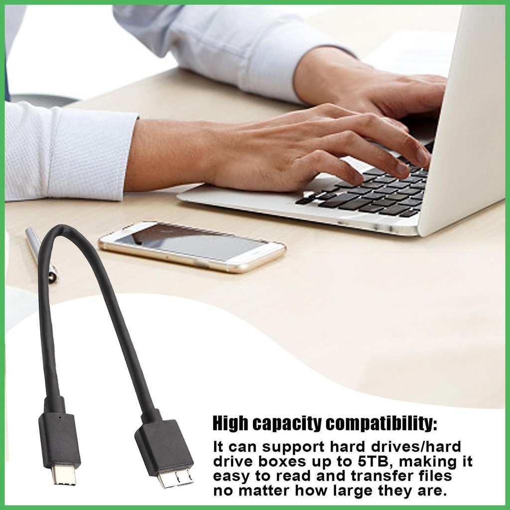 Type C Hard Drive Cable 5Gbps Speed Data Transfer For External Hard ...