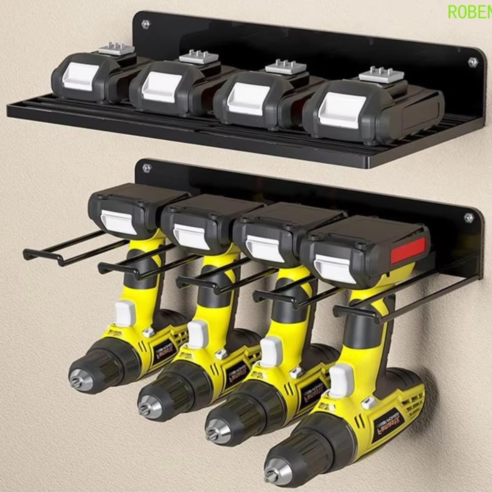 ROBEN Hand Power Tool Organizer Rack, Wall Mounted Heavy Duty Floating ...