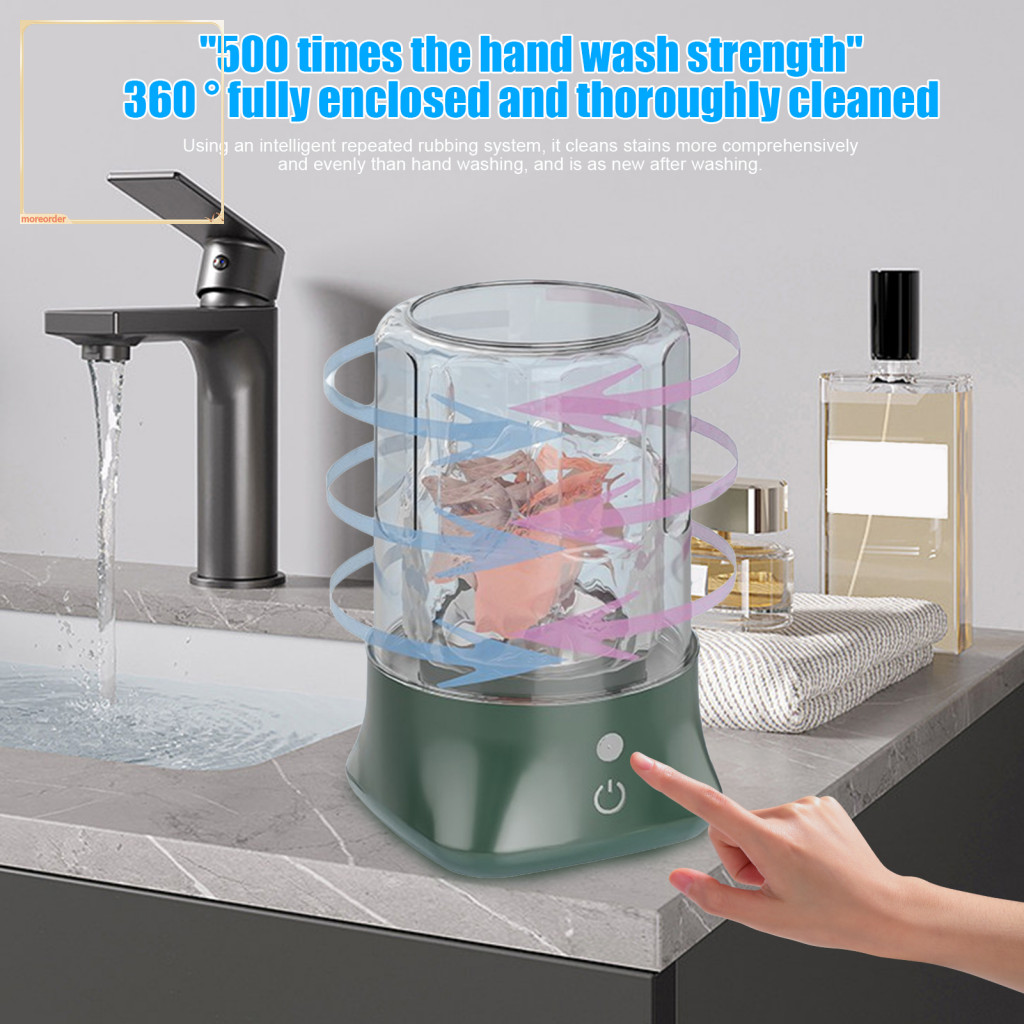 moreorders| Magnetic Charging Washer Small Laundry Machine Portable ...