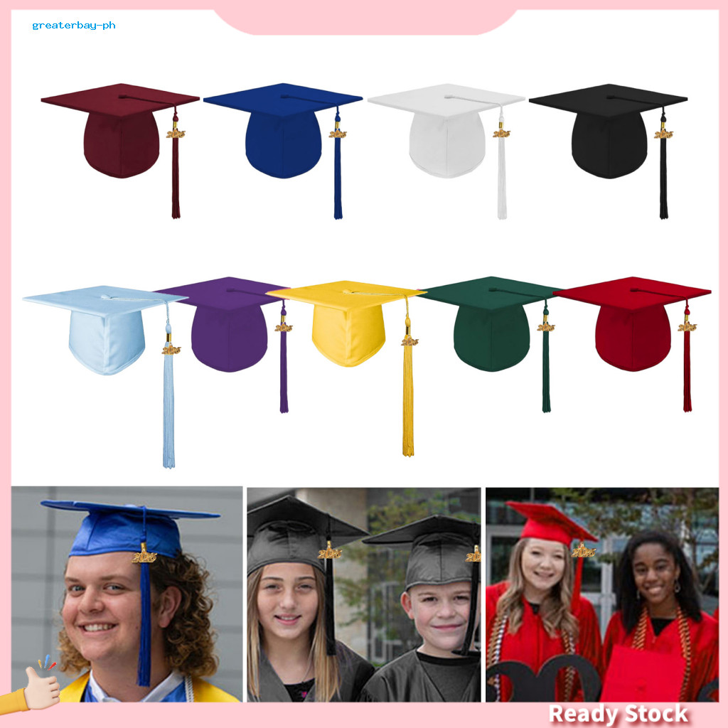 [Greaterbay] Graduation Party Hat Premium Graduation Cap with Tassel ...