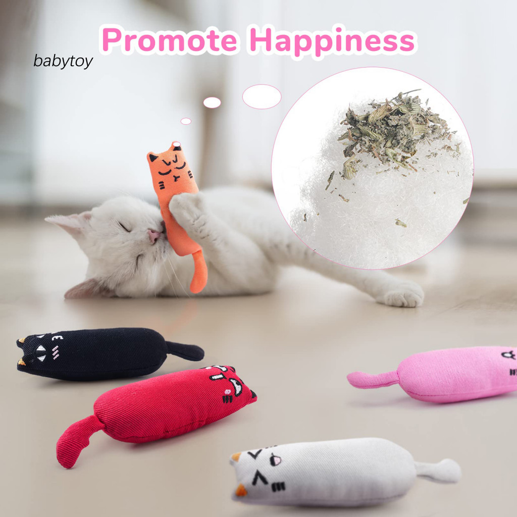 BABY Catnip Cat Toy Breathable Cat Toy Interactive Catnip Toy Set for ...