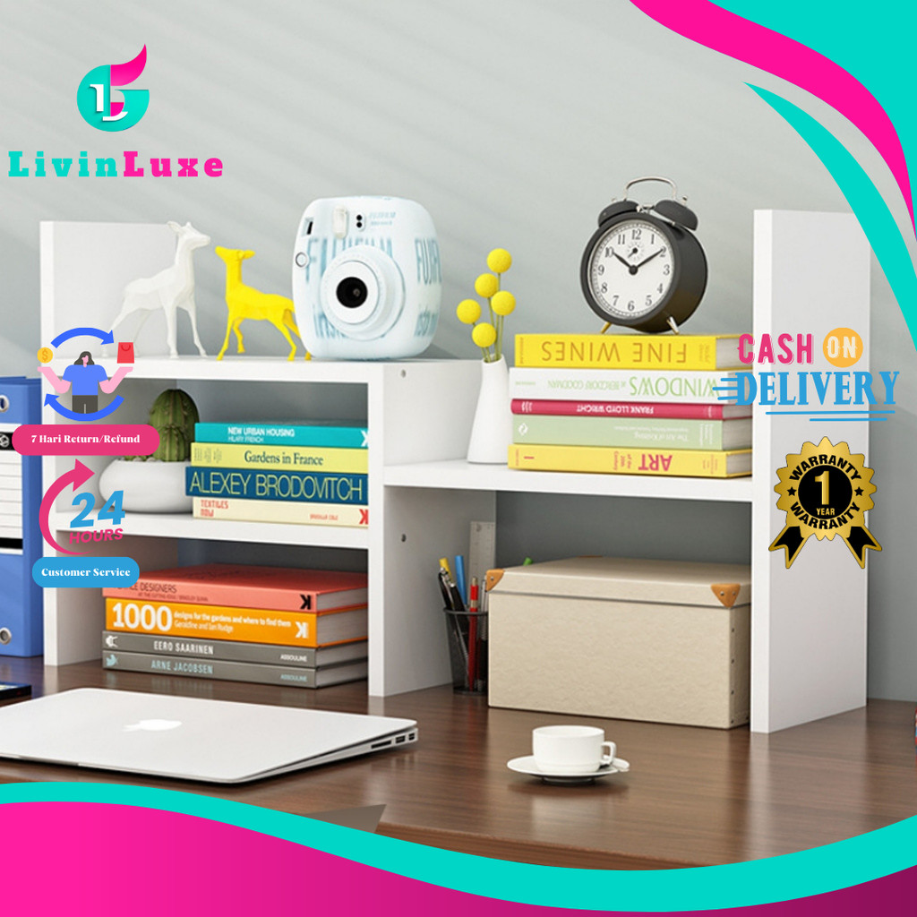 Livinluxe - Table Decoration Rack / Study Table | Shopee Philippines